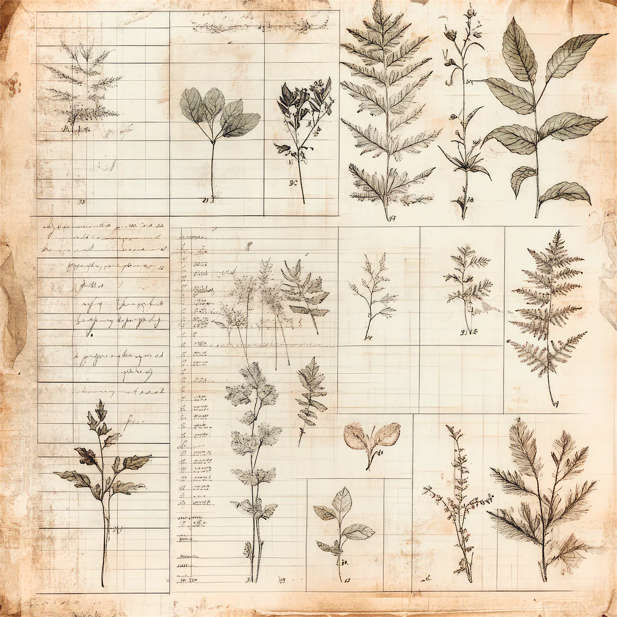 Uniquely Creative - 12x12 Beautiful Botany Paper (1/sheet) - Advent 20 ...