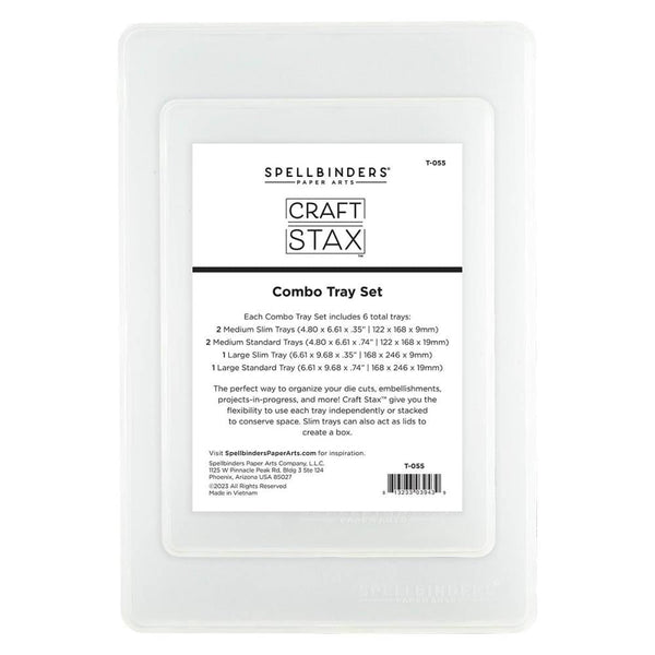 Spellbinders - Craft Stax Combo Tray Set – The Crafty Kiwi